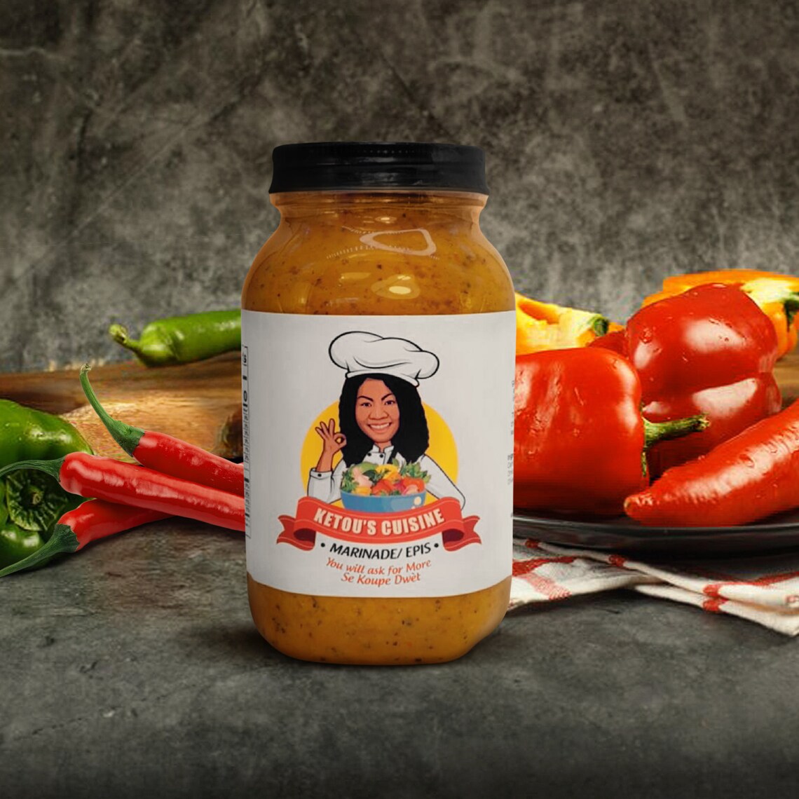 Traditional Haitian Epis Paste,all-natural Caribbean Seasoning Blend ...