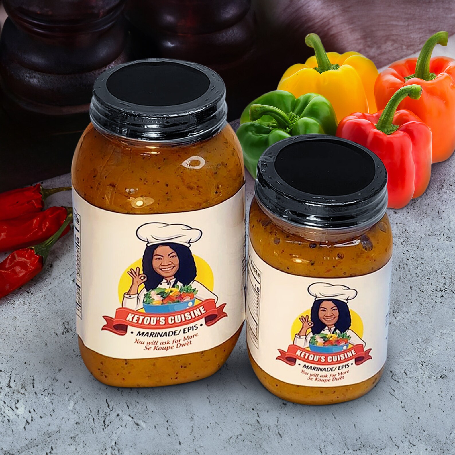 Traditional Haitian Epis Paste,all-natural Caribbean Seasoning Blend ...