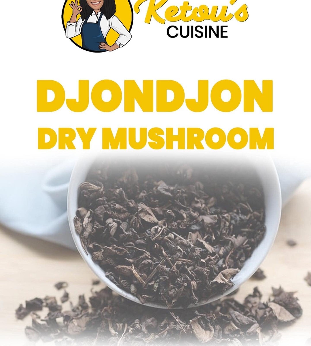 Premium Haitian Djondjon Mushrooms ,authentic Black Mushroom Rice ...