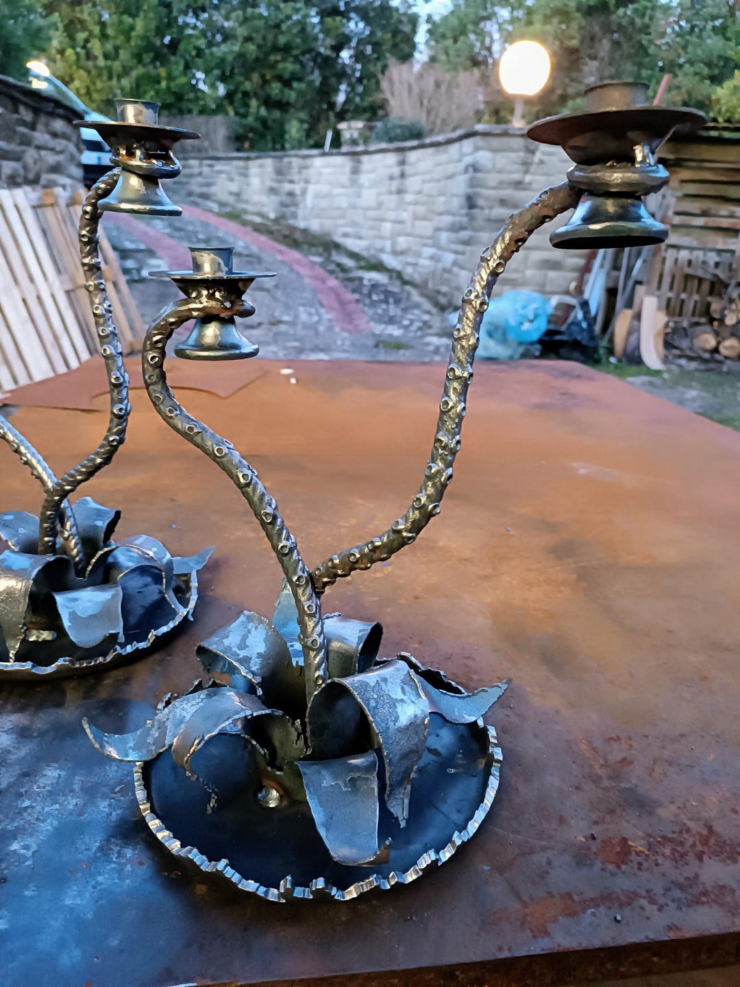 Forged Candle Holder – Witchcraft Decor, Poison Path Inspired - Etsy