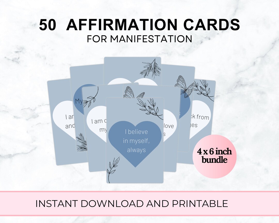 Digital Affirmation Cards | Positive Affirmations, Digital Cards, Self ...
