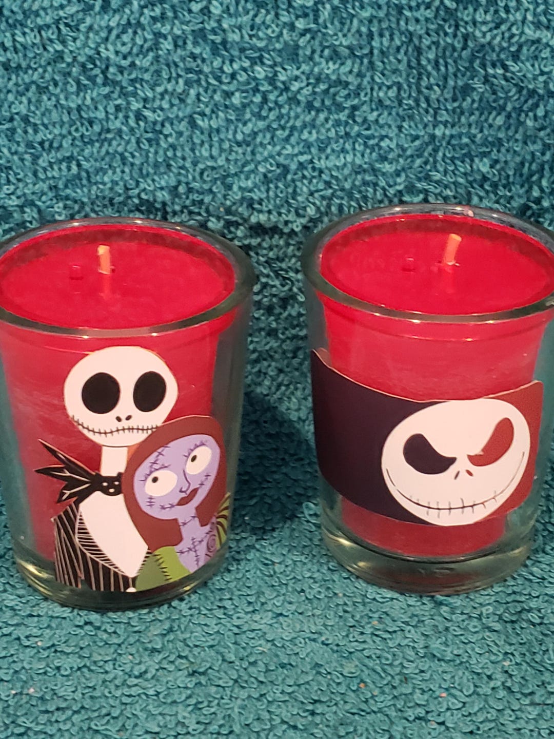 Nightmare Before Christmas Handmade Votive Candle Set - Etsy