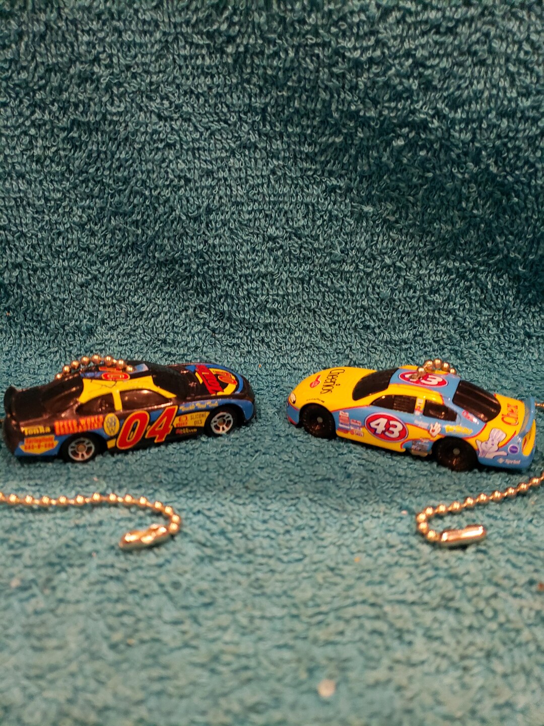 Hot Wheels Nascar Handmade Light Pull and Fan Pull Set - Nascar Decor ...
