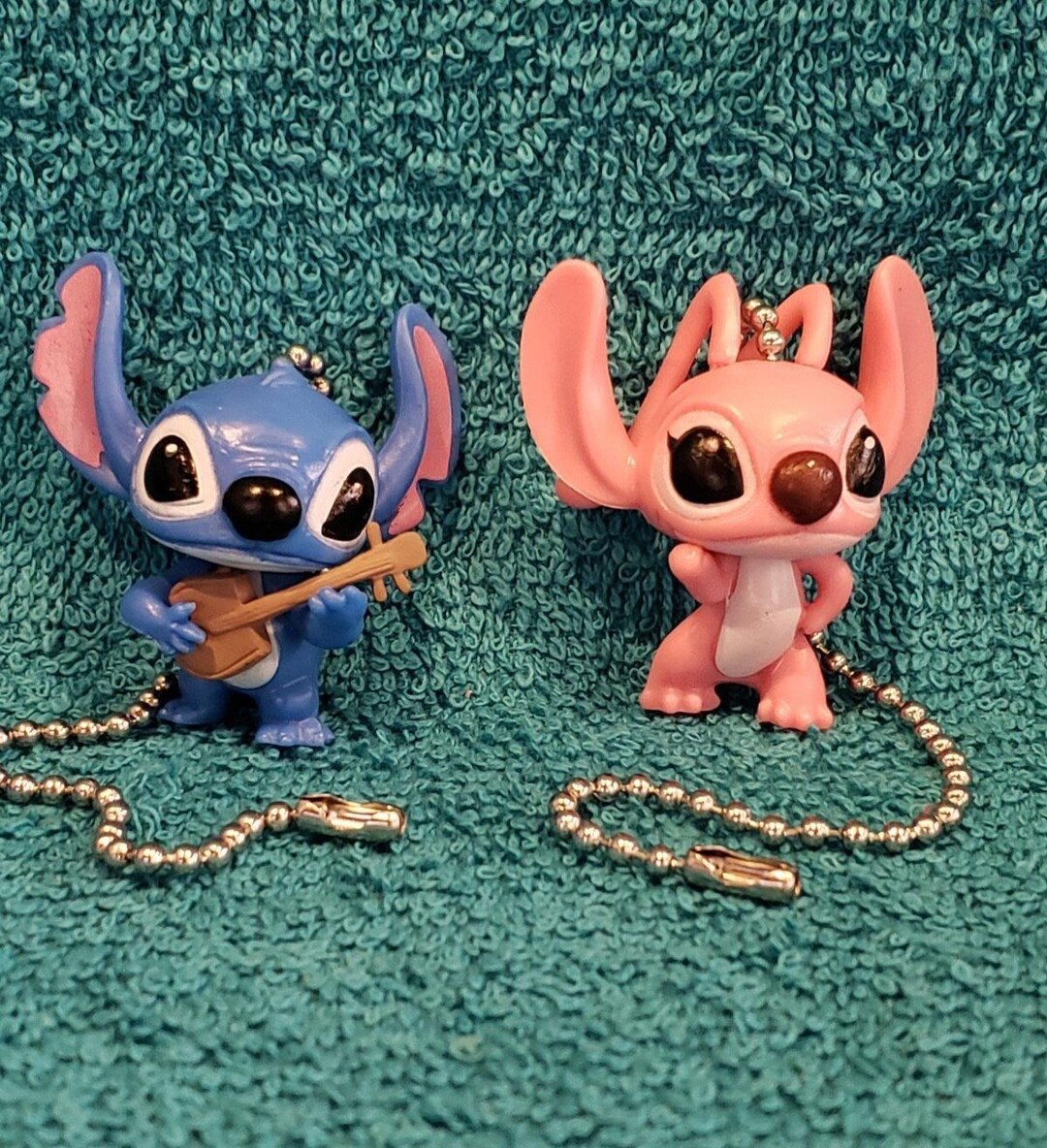 Stitch and Angel Handmade Custom Light Pull and Fan Pull Set - Stitch ...