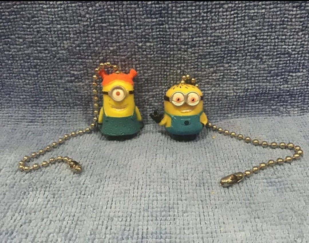 Minions Handmade Light Pull and Fan Pull Set - Minion Decor - Etsy