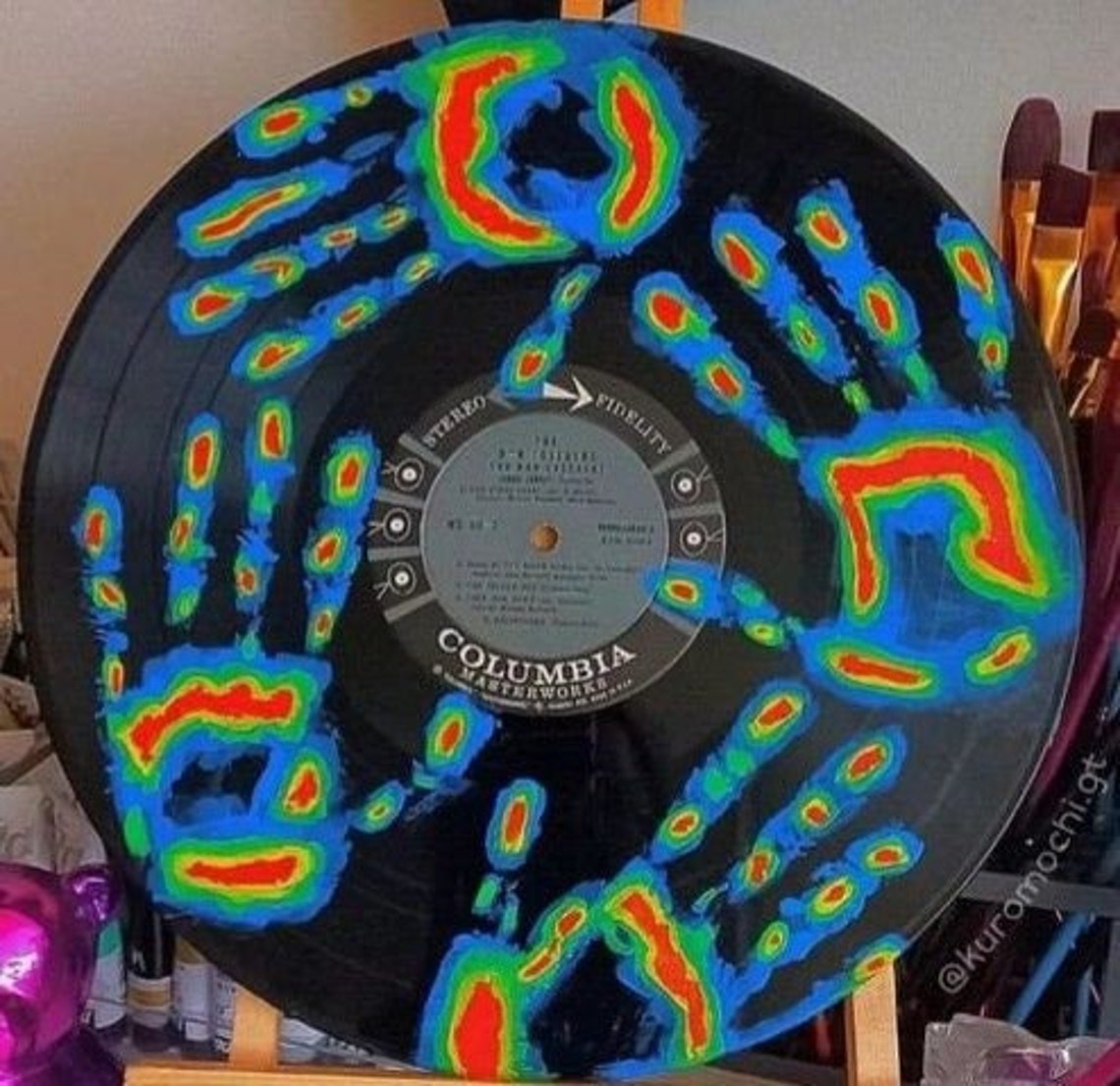 Custom Painted Vinyl Records - Etsy
