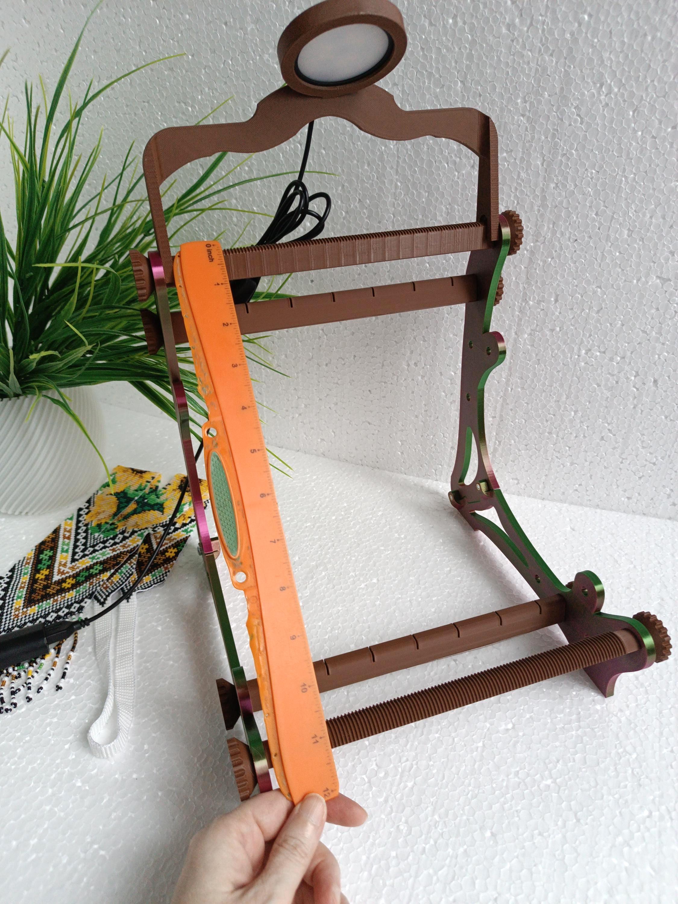 Bead Loom With 2mm Thread Spacing – Adjustable Portable Beading Loom ...