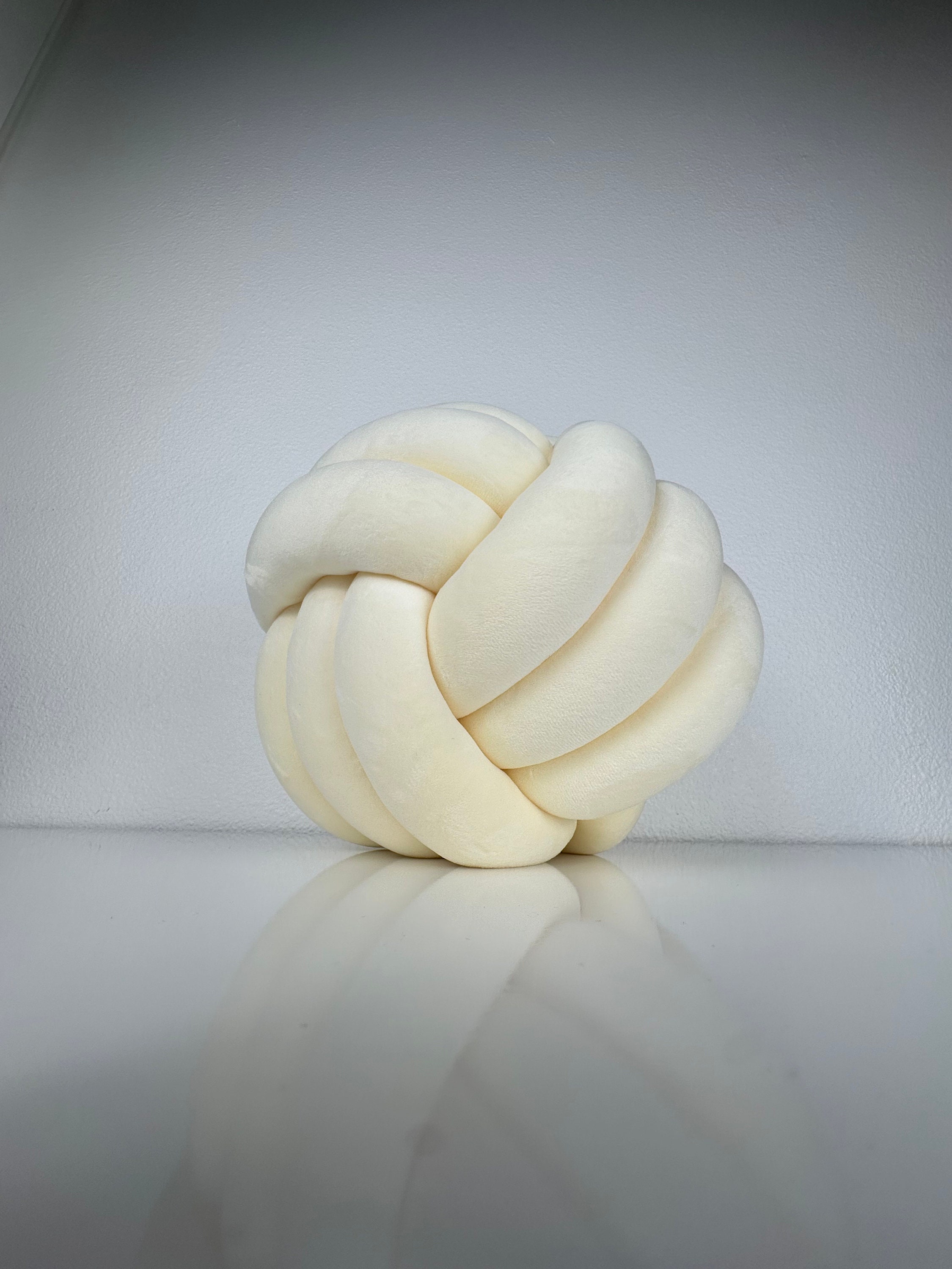 Large Decorative Pillow for Modern Home Decor Knot Pillow Accent Piece ...