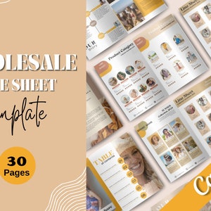 Editable Restaurant Price List Template, Menu Price List, Customizable ...