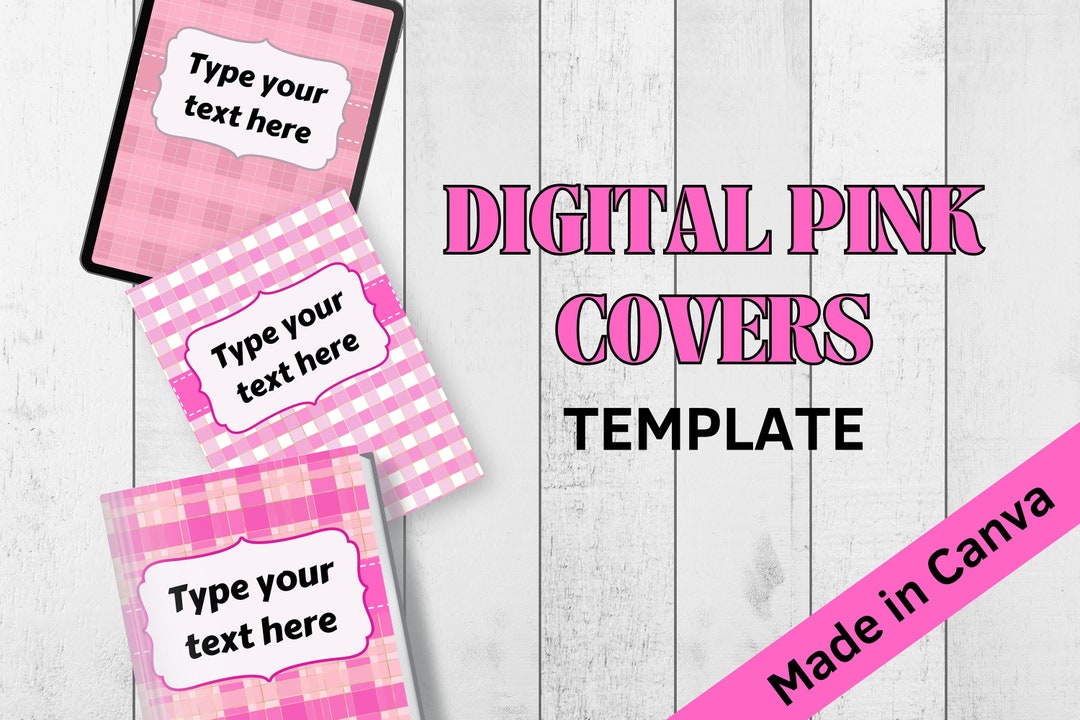 Editable School Binder Cover, Instant Download, Pink Colors Ring ...