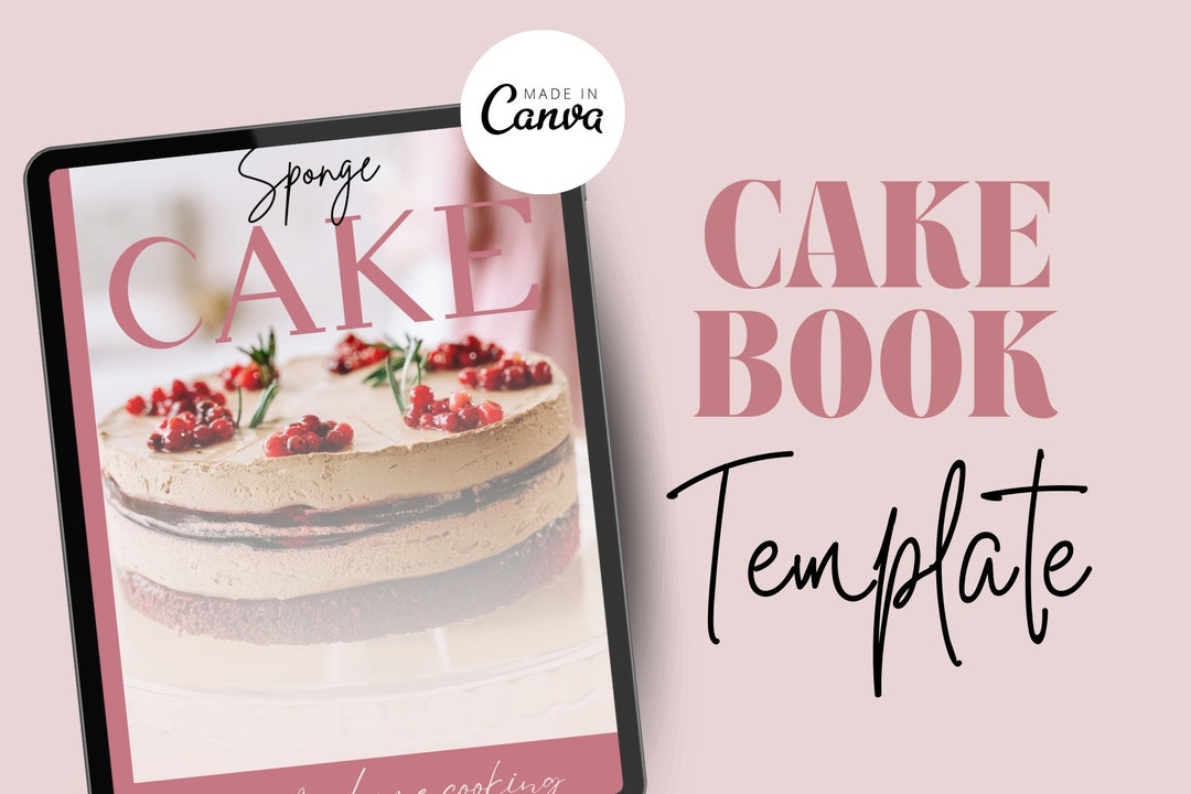 Pastry Ebook Template/ Course Creator / Ebook Digital Download ...