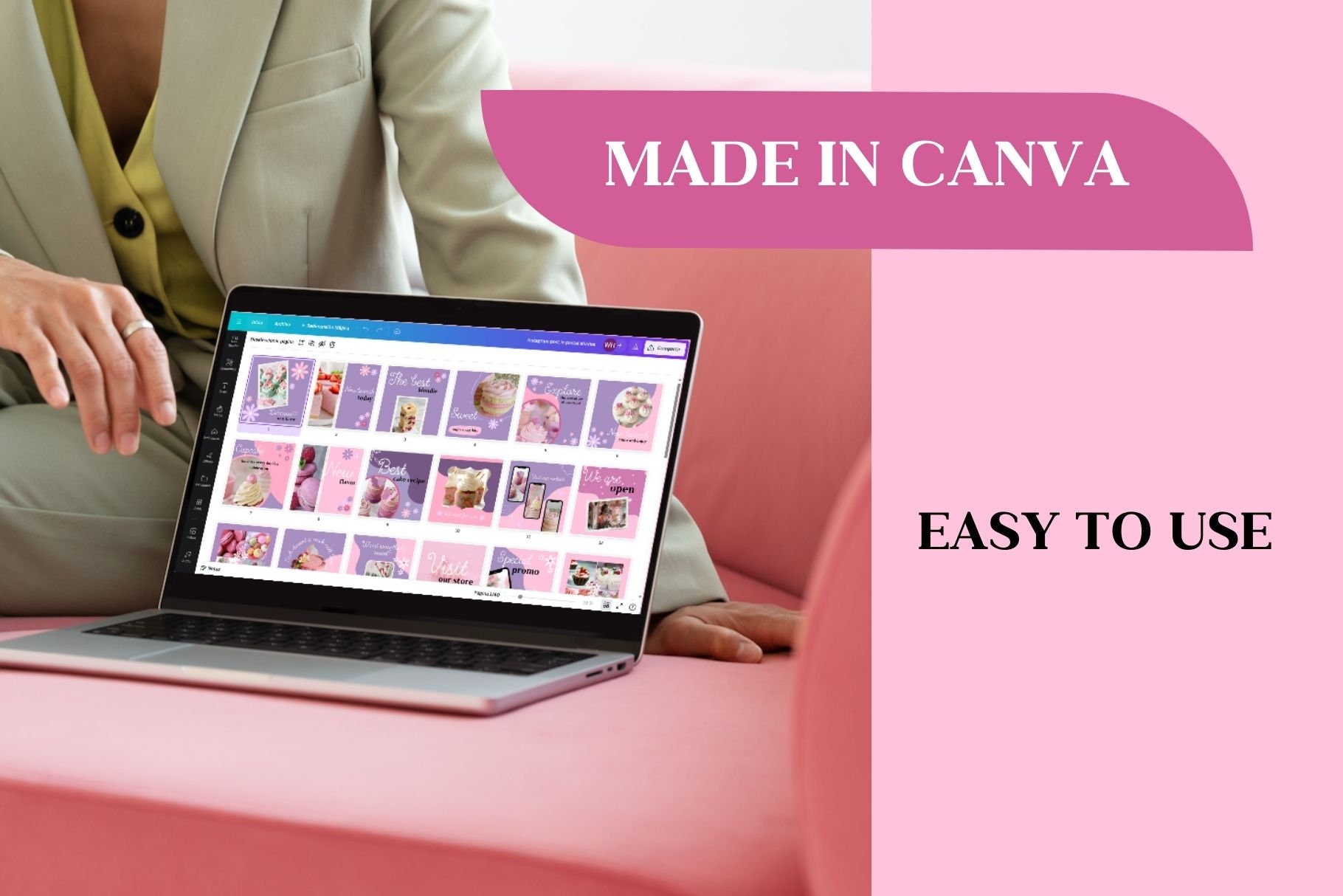 Customizable Canva Templates for Bakery Showcase Your Sweets in Style ...