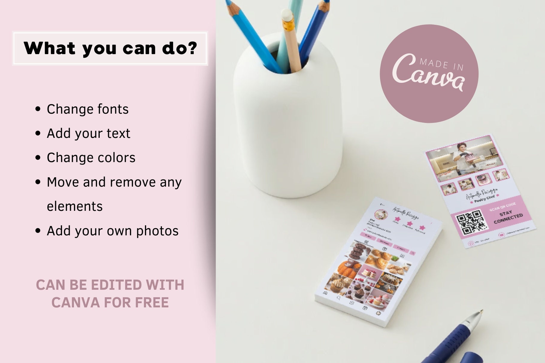 Digital Business Card / Modern Business Card / Vertical Business Card ...