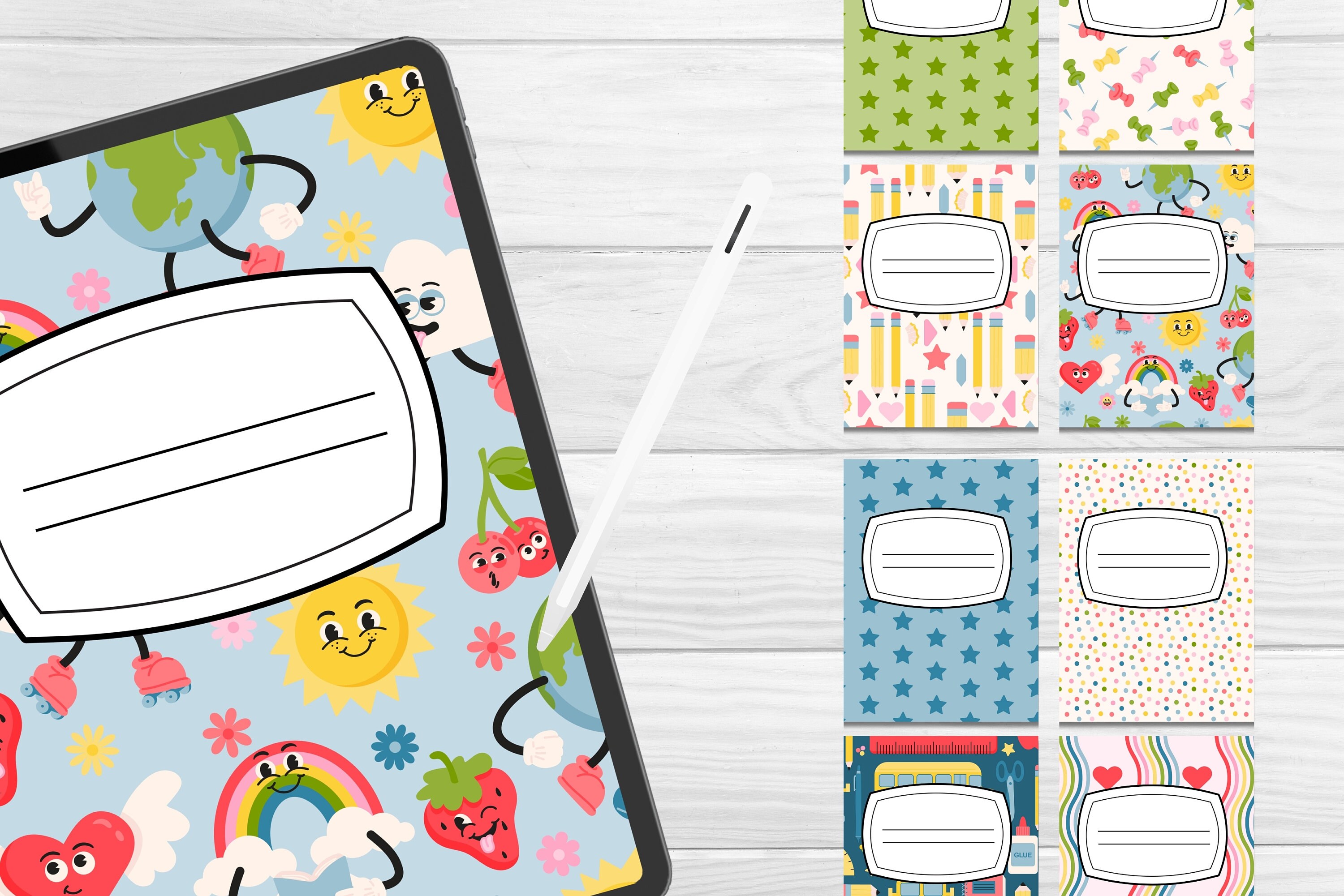 Editable School Binder Cover, Instant Download, Pink Colors Ring ...