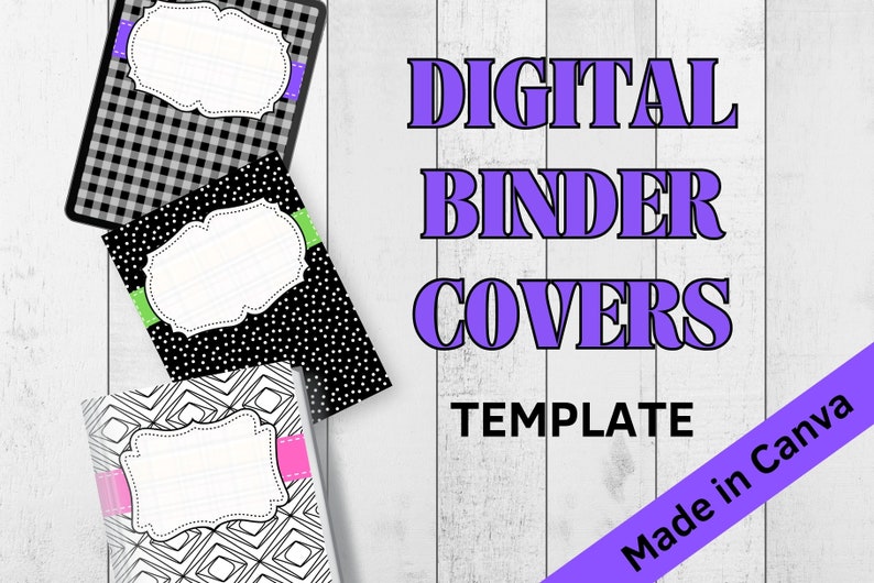 Editable School Binder Cover / Instant Download / Black and White ...