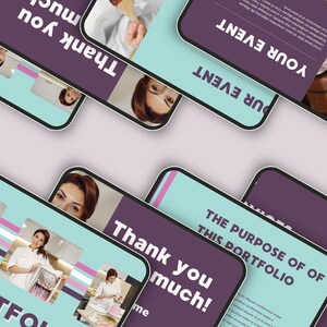 Professional Pastry Chef Portfolio Template | Portfolio Template Canva ...