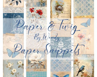 Digital Vintage Pretty Pinks Scrapbooking Crafting Junk Journal Paper ...