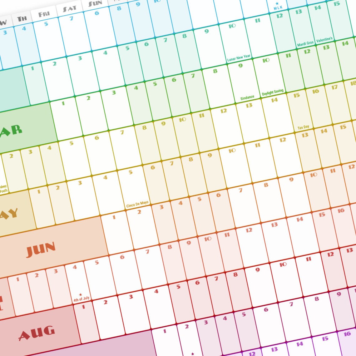 2024 Big Plans Calendar Giant Wall Planner W/ Dry Erase Markers See the ...