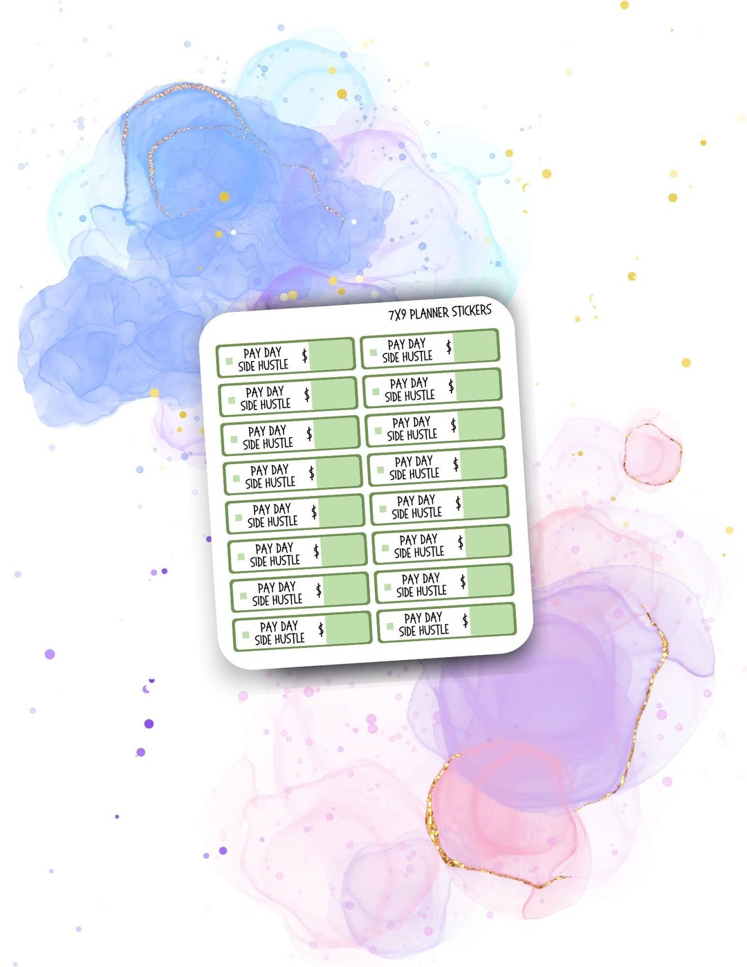 Payday Side Hustle Sticker Sheet - Etsy