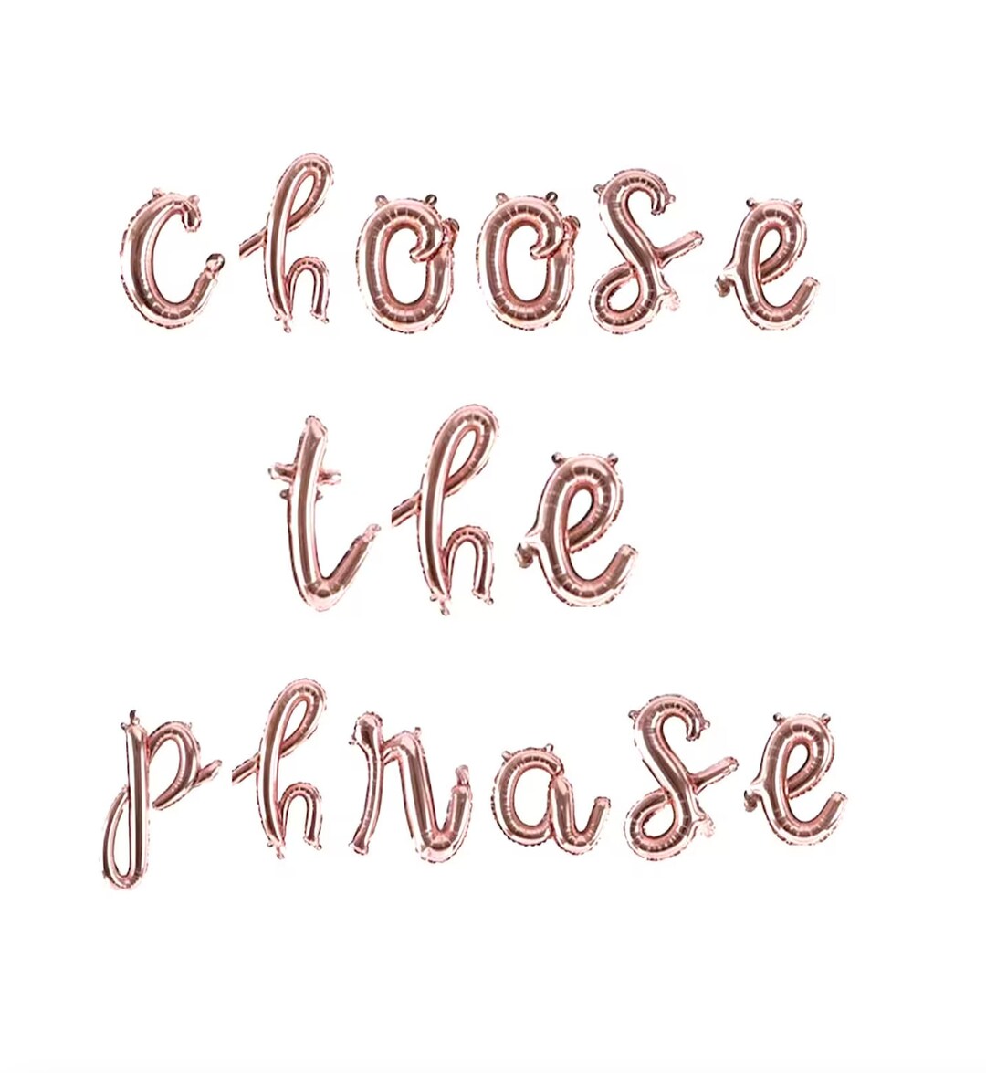 16 Script Cursive Foil Letters Numbers Symbols Foil Balloons Parties ...