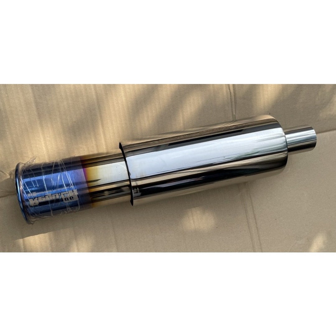 REGU 06 Kakimotor JDM Titanium Blue Sporty Bass Muffler Stainless Steel ...