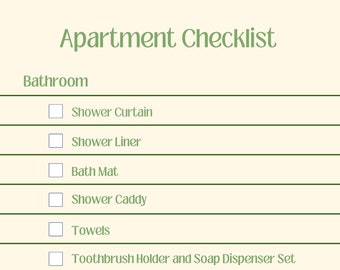 Puppy Checklist - Etsy