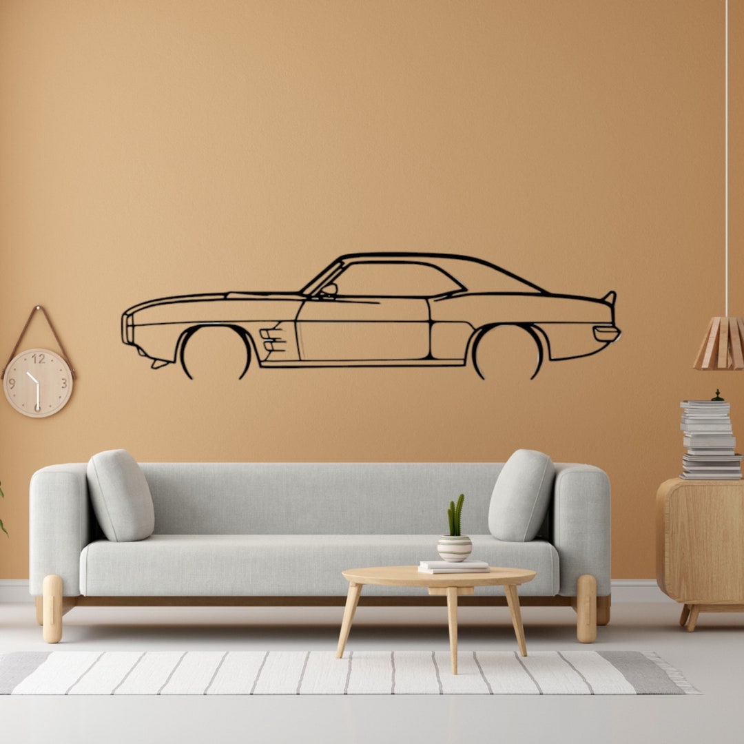 CHEVELLE 1970 Metal Car Silhouette Wall Art,metal Wall Art Decor,car ...