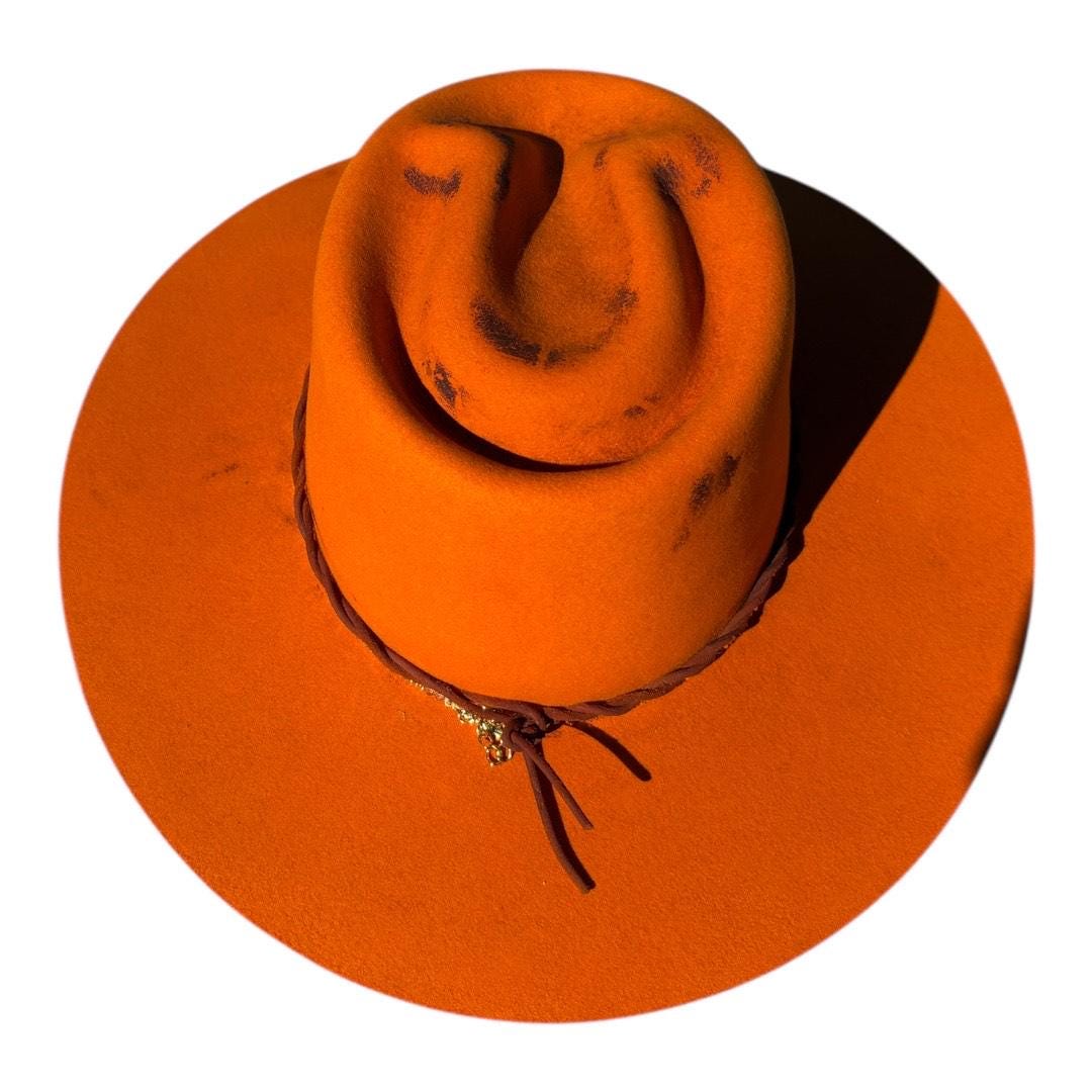 Custom Designed & Handmade Felt Hat - Etsy