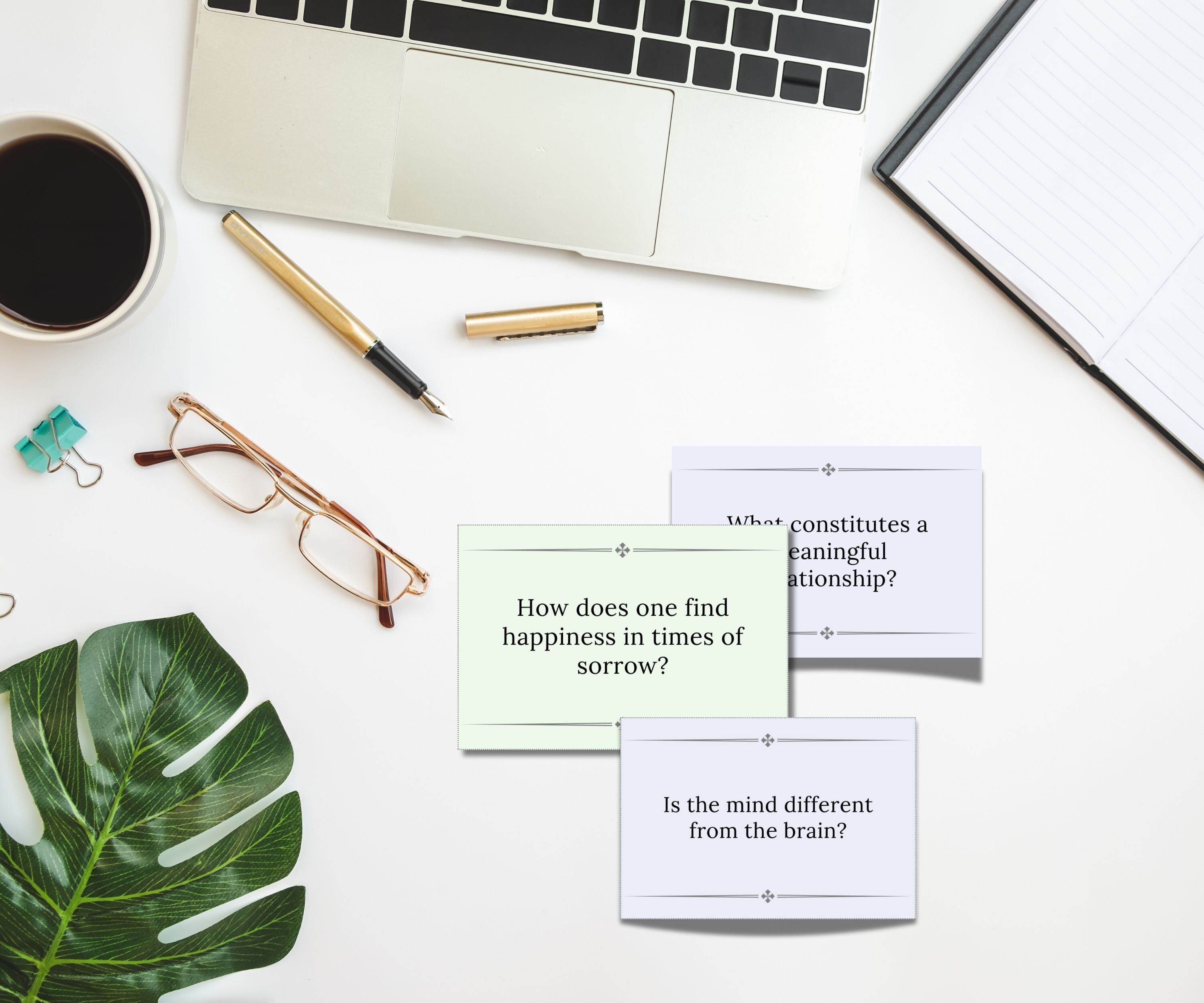 100 Small Talk Cards for Thinkers: Printable Philosophical Questions on ...