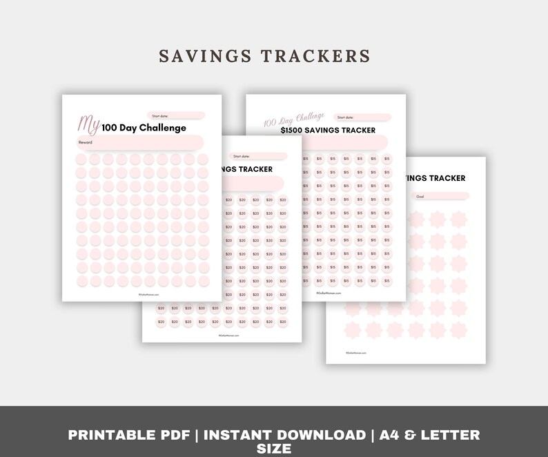 Simple Budget Planner Printable, Finance Tracker, Finance Planner ...