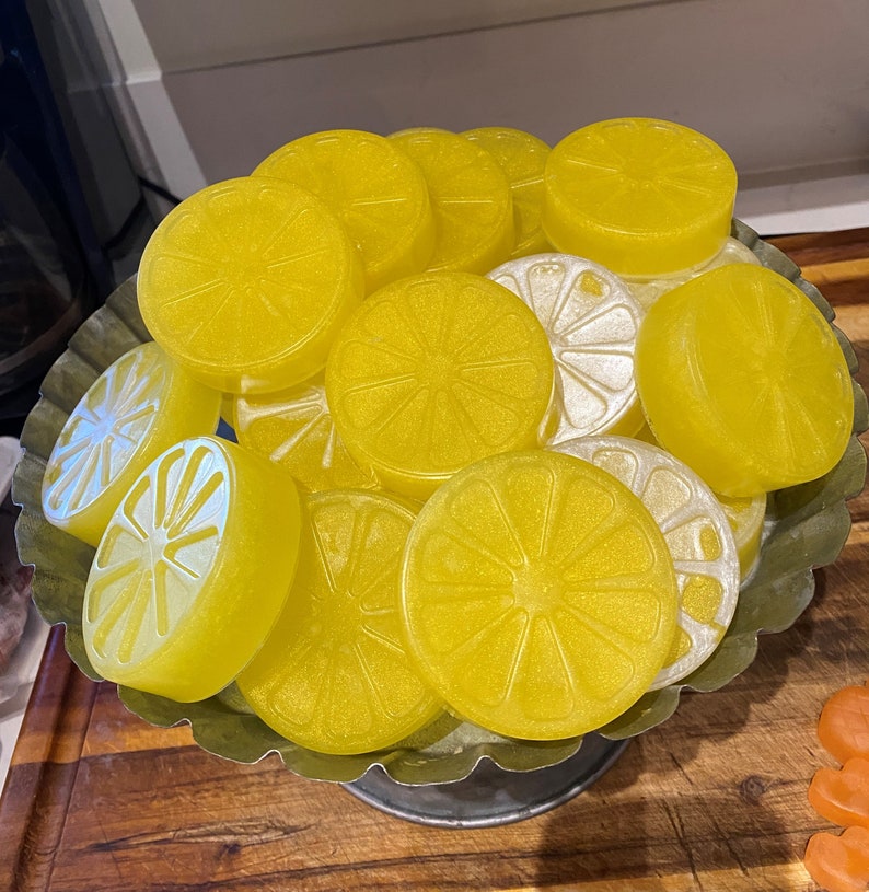 Homemade Lemon Scented Soap Bar, Lemon, Spring Time, Fresh Scents ...