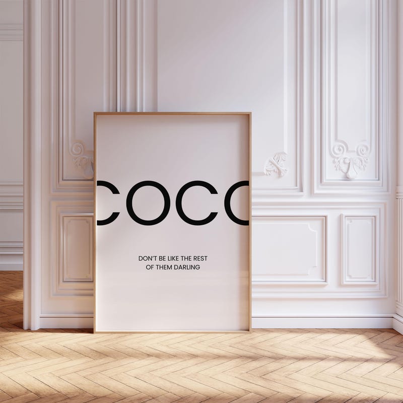 Coco and Dior Wall Art - Etsy UK