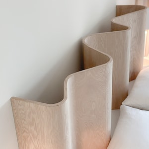 Waves Headboard Queen - Etsy