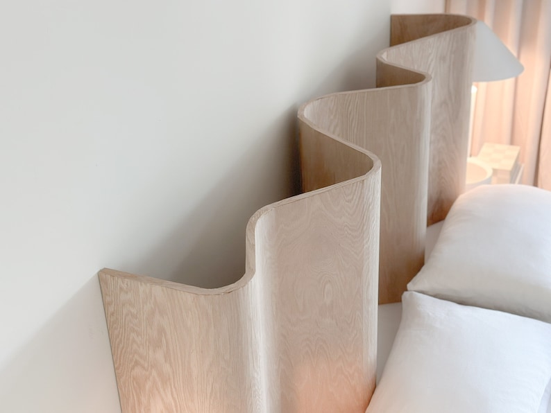 Waves Headboard- Queen (large Waves) - Etsy