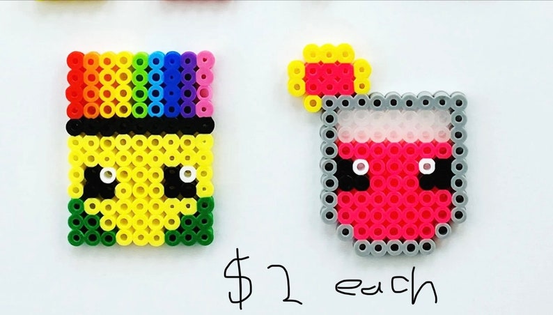 Perler Bead Creations - Etsy
