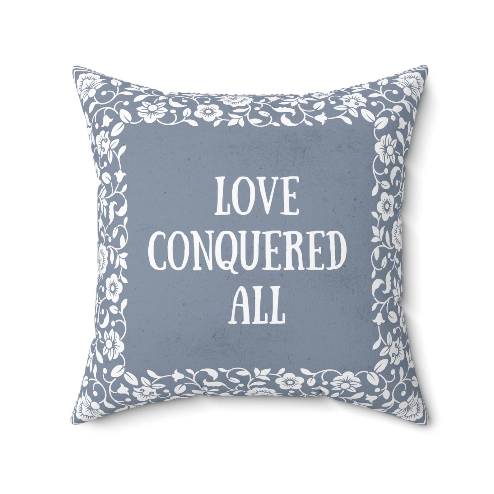 Love Conquered All Christian Throw Pillow - Etsy
