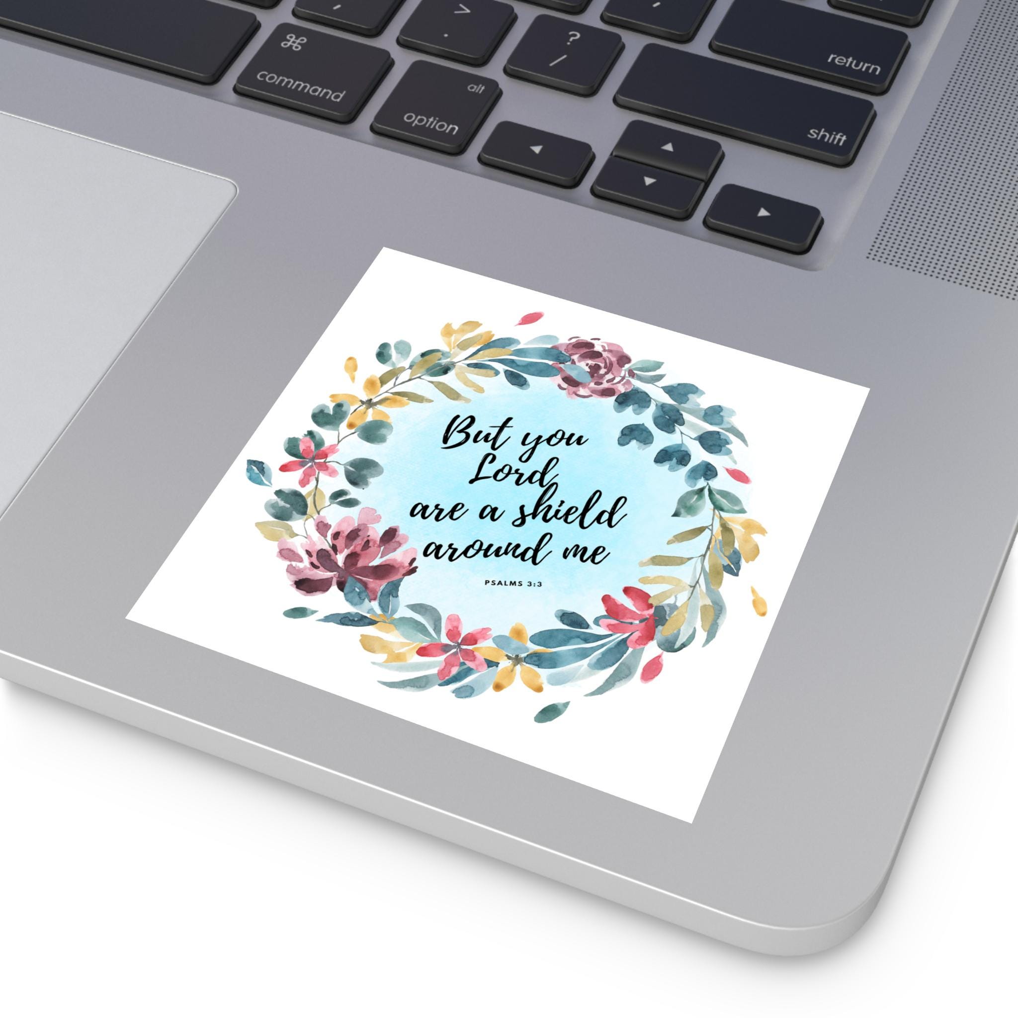 Christian Stickers, God is A Shield for Me, Devotional Journal Sticker ...