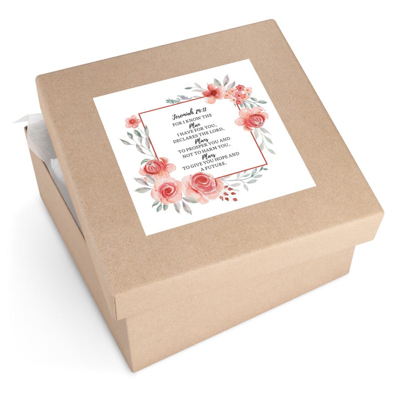 Christian Stickers, I Know the Plans I Have for You, Bible Verse ...