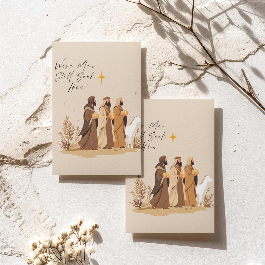 Christian Christmas Cards, Wise Men Still Seek Him, Religious Christian ...