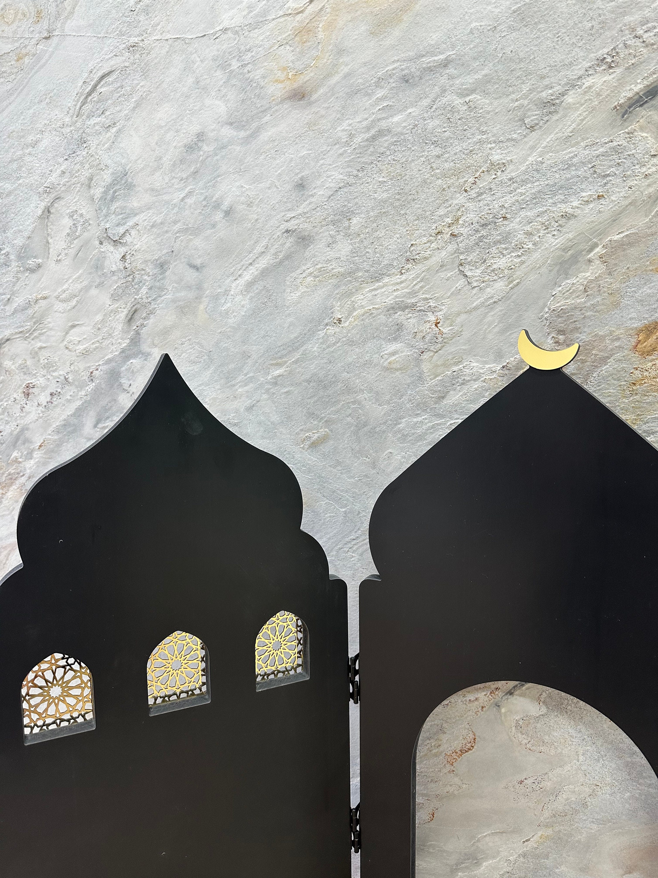 Luxury Black Mini Masjid Islamic Ramadan & Eid Decor - Etsy