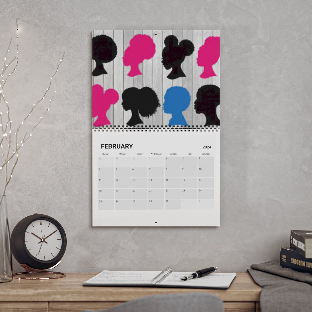 Afro Barbie 2024 Calendar, Afro Barbie Calendar, Barbie Calendar, 2024 ...