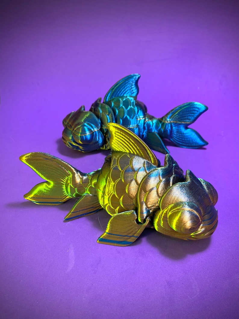 Goldfish Flexi 3d Archivo Digital STL - Etsy