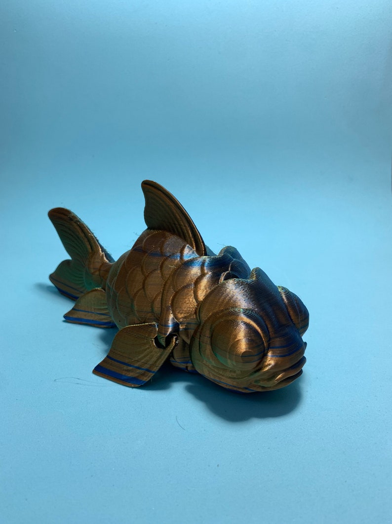 Goldfish Flexi 3d Archivo Digital STL - Etsy