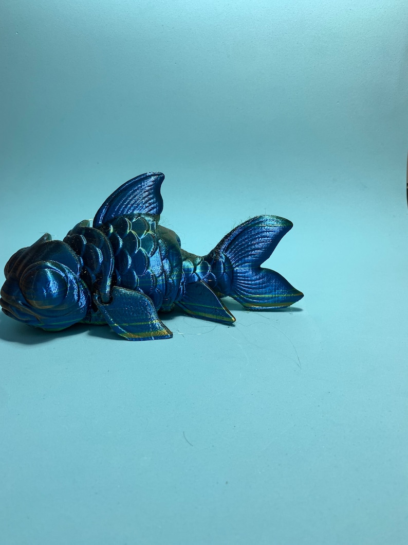 Goldfish Flexi 3d Archivo Digital STL - Etsy