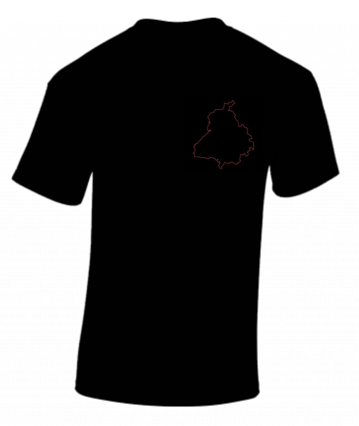 Punjab Map Tshirts | Punjabi Tshirts | More Options Available in ...
