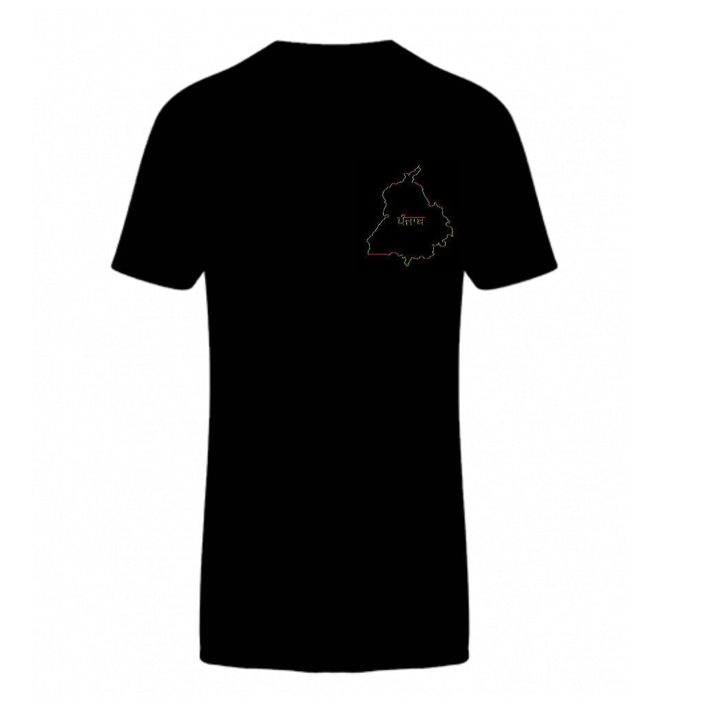 Punjab Map Tshirts | Punjabi Tshirts | More Options Available in ...
