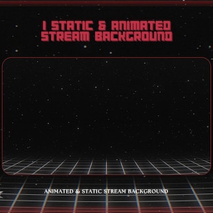 Retro Sci-fi Complete Stream Pack - Futuristic, Retro, Synthwave Style ...