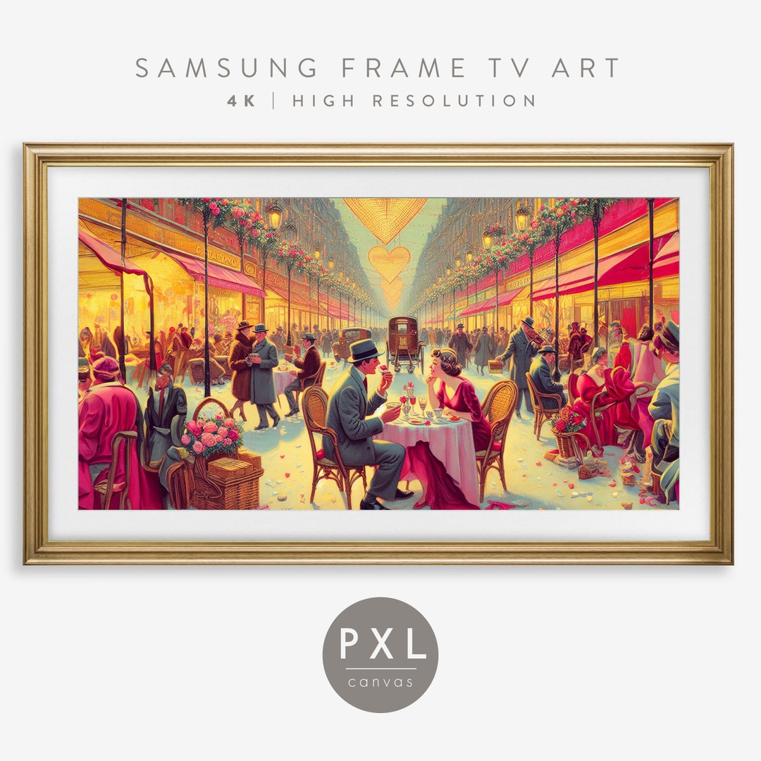 Samsung Frame TV Art Valentine's in Paris | Frame TV Art Valentine's ...