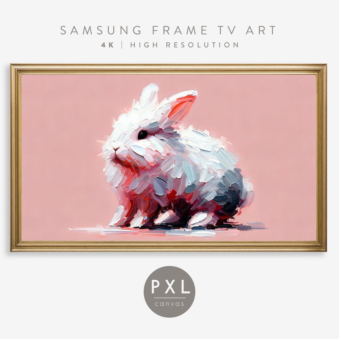 Samsung Frame TV Art Easter | Frame TV Art Easter Bunny | Bunny Frame ...