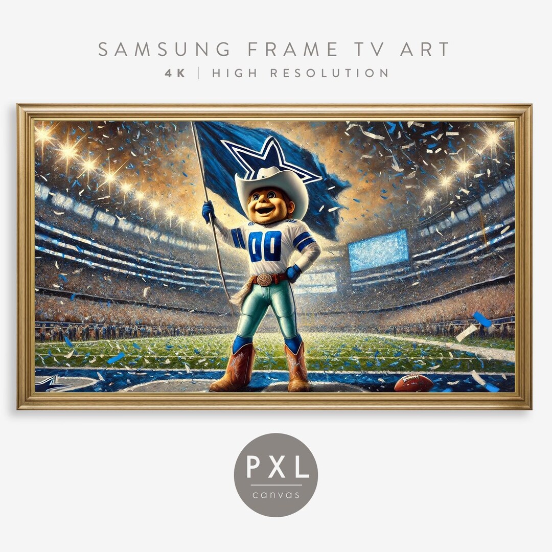 Samsung Frame TV Art Dallas Cowboys | Frame TV Art Football | Cowboys ...